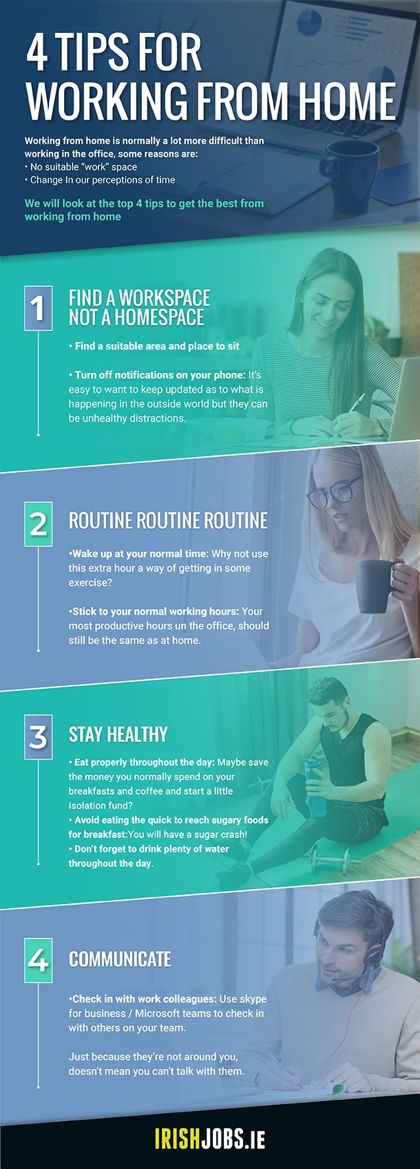 IJ DES-2407-Infographic Working from home Jobsie - IrishJobs Career Advice